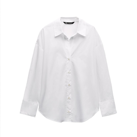 Zara | Tops | Zara White Button Down Shirt | Poshmark